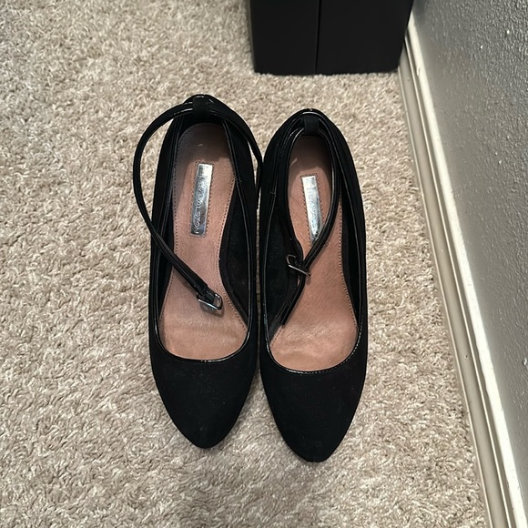 H by Halston | Shoes | H By Halston Suede Heels | Poshmark